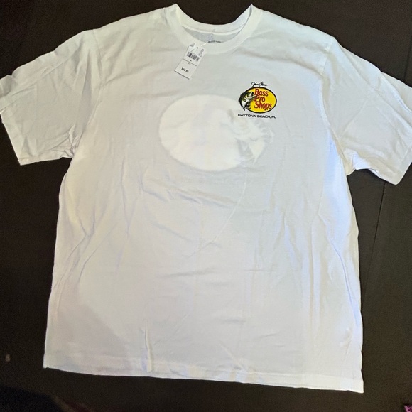 Bass Pro Shops | Shirts | Bass Pro Shops White Graphic Short Sleeve Tee ...